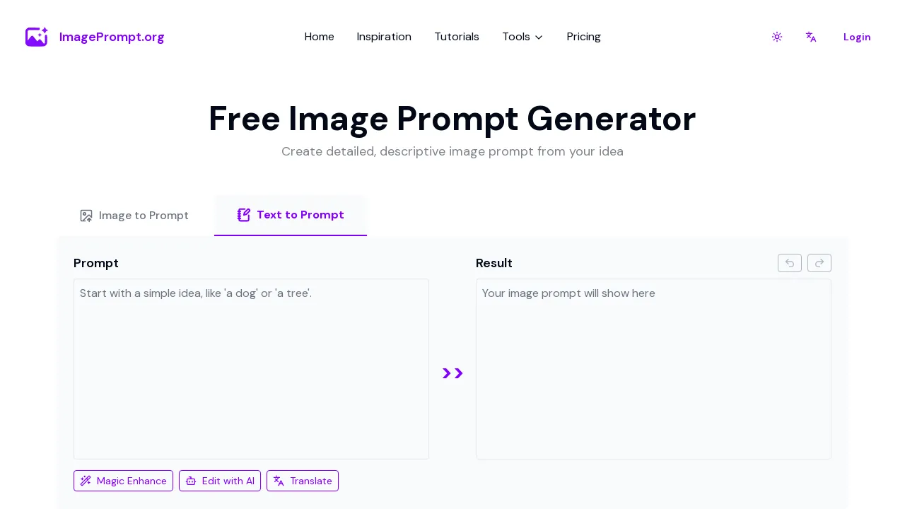 Image Prompt Generator - BestofAI